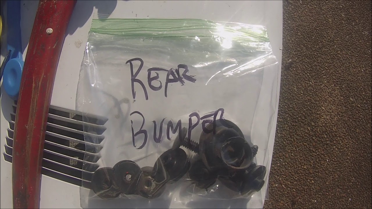 How to Remove Rear Bumper SN95 94 to 98 Mustangs - YouTube