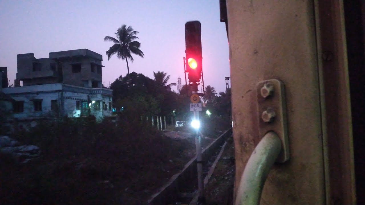 High speed skipping Mancheswar visual from Vss Nagar level crossing # ...
