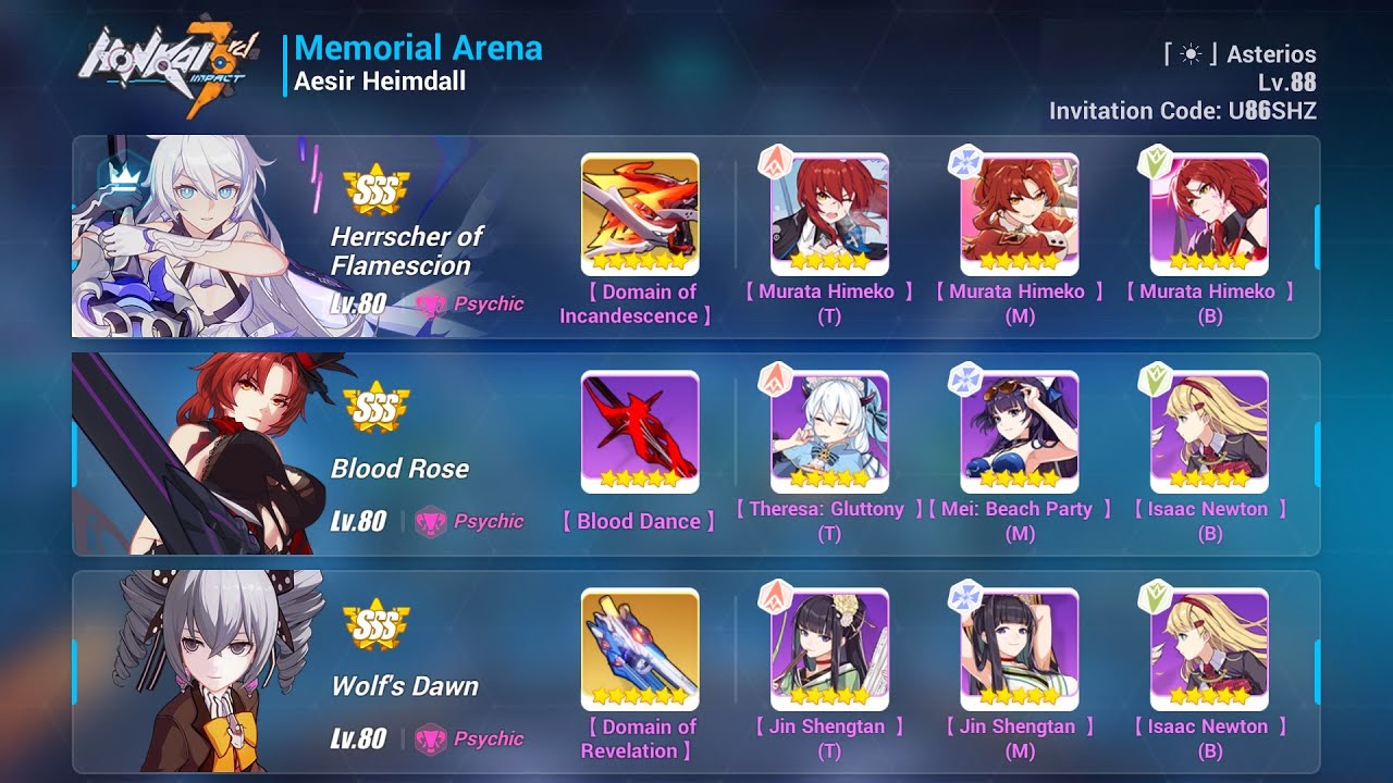 HI3 MA EX - Heimdall 31946 (HoF WD BR) Breakdown - YouTube