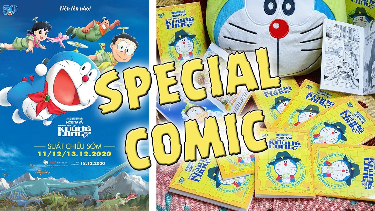 REVIEW Special Comic DORAEMON: NOBITA và NHỮNG BẠN KHỦNG LONG MỚI | NXB ...