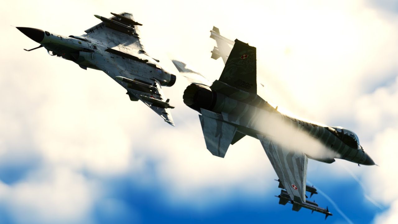 F-16 Viper Vs M2000 Mirage Dogfight | PVP Multiplayer 80's ColdWar ...