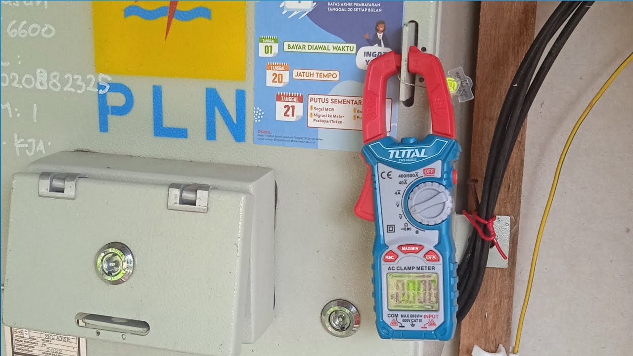 Review Tang Amper Clamp Meter Brand TOTAL mantap , Banyak Fitur - YouTube