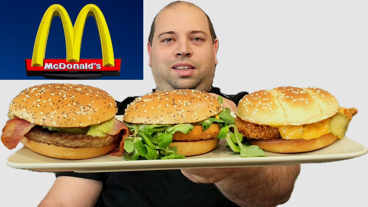 Testăm Noii BURGERI de la McDonald`s - Indian, Spanish & McCrispy ...