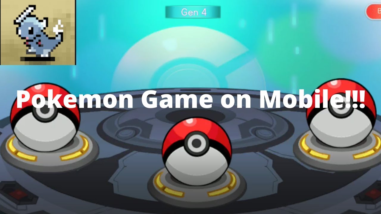 Pokemon Game on MOBILE?!! - Pixelmon Town - Ep.1 - YouTube