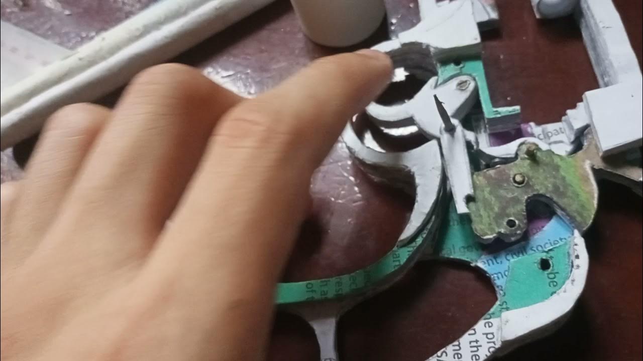 how to make a paper colt python part 2 - YouTube