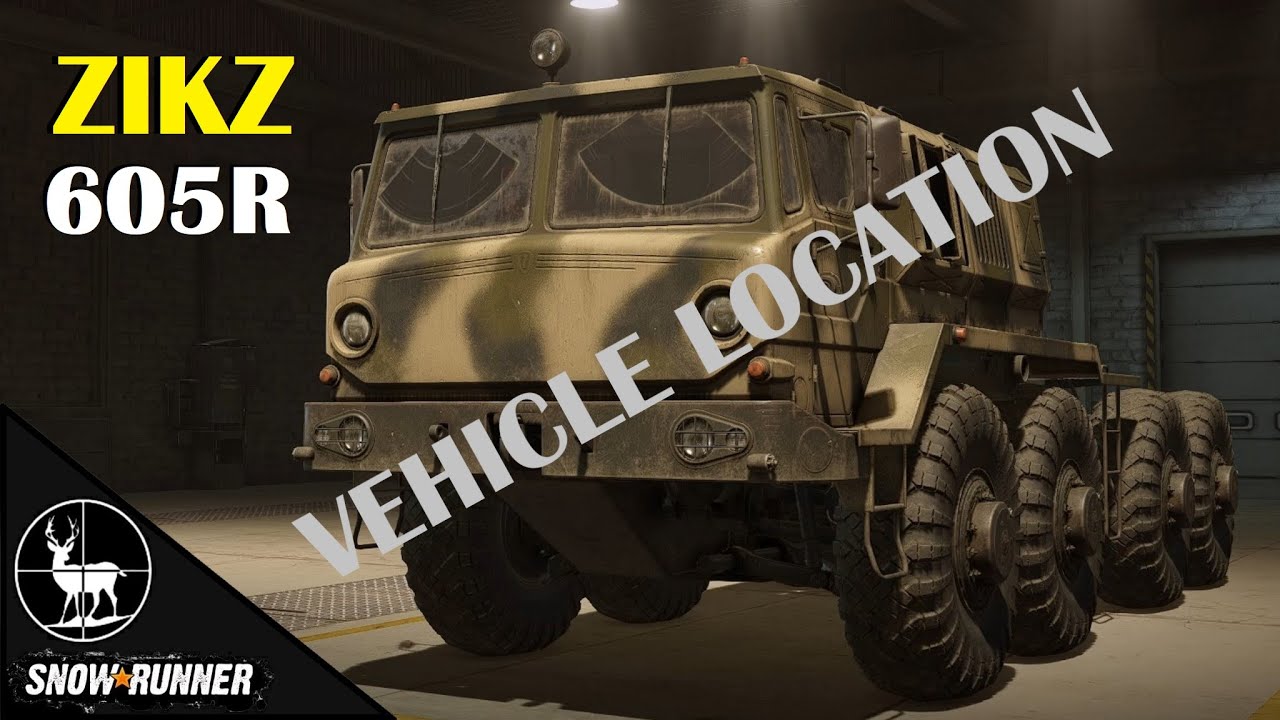 How To Unlock ZIKZ 605R (Amur Oblast DLC) SnowRunner Vehicle Location ...
