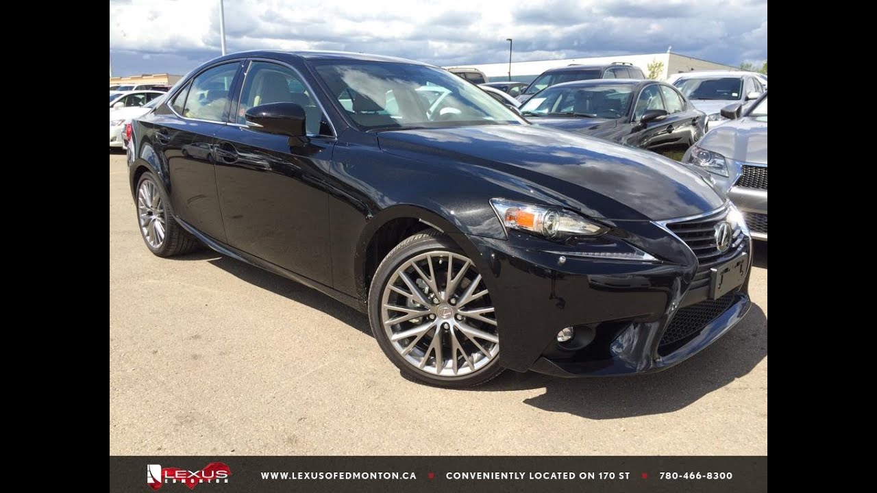 Executive Demo Black 2015 Lexus IS 250 AWD Premium Package Review ...