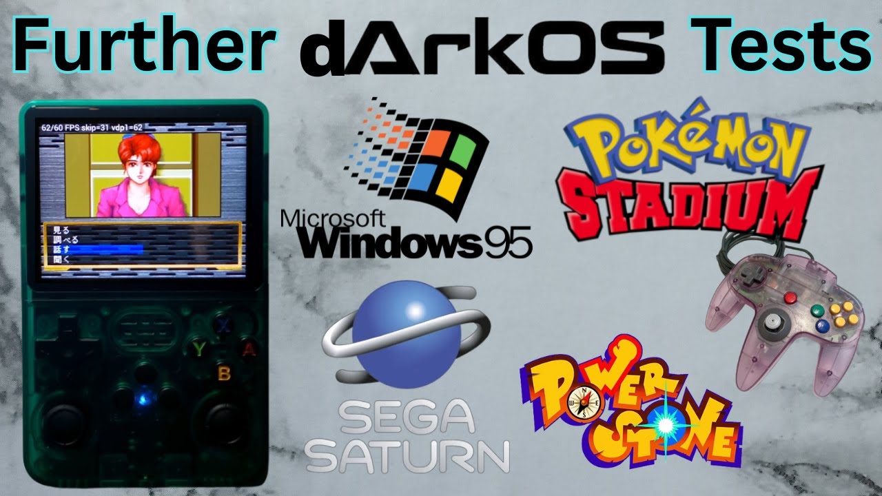 Further dArkOS R36S Tests - 2 SD Card Quirks, Win95, USB Controllers ...