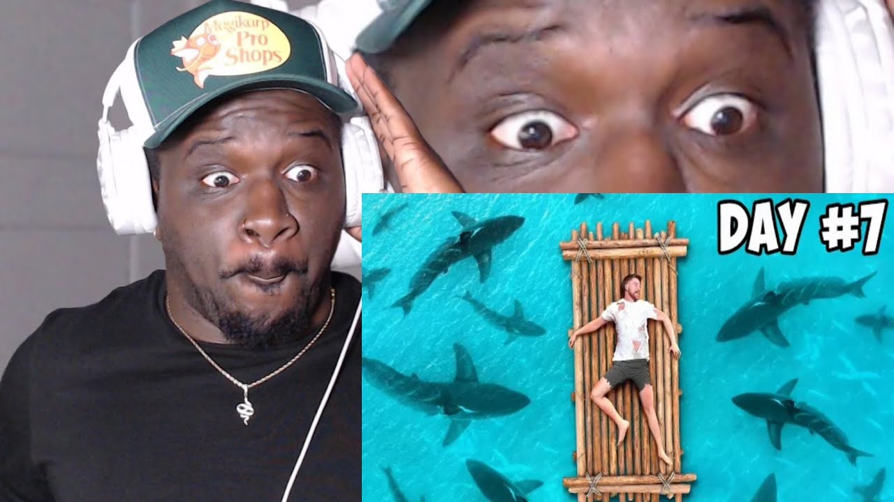 REACTION! MR. BEAST STRANDED AT SEA FOR 7 DAYS! - YouTube