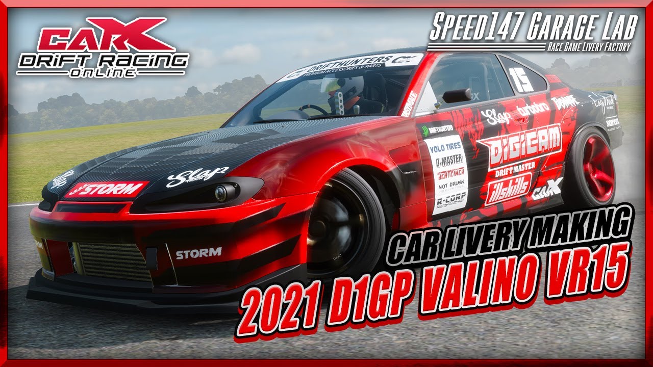 【CarX Drift Racing Online】CAR LIVERY MAKING vol.33〈2021年D1GP VALINO ...
