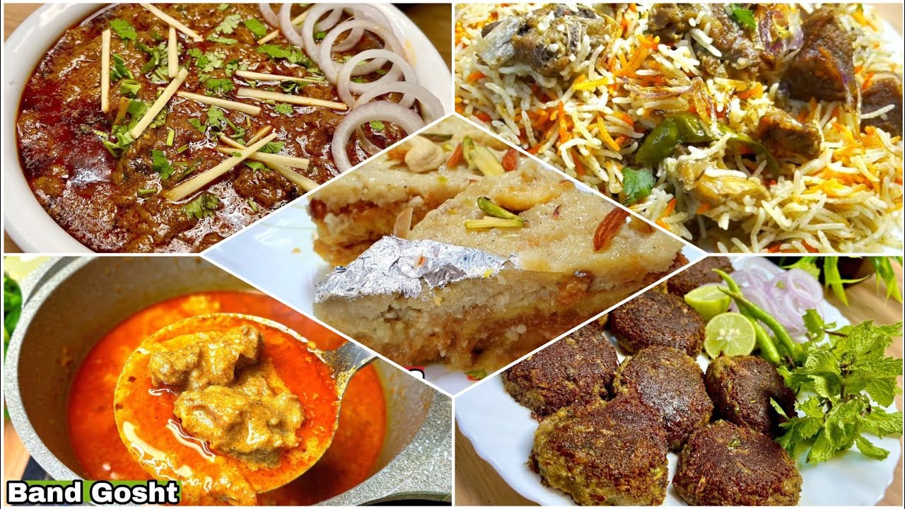 Complete Dawat Menu😍5 Most Delicious Lucknowi Famous Recipes👍🏻 Lucknowi ...