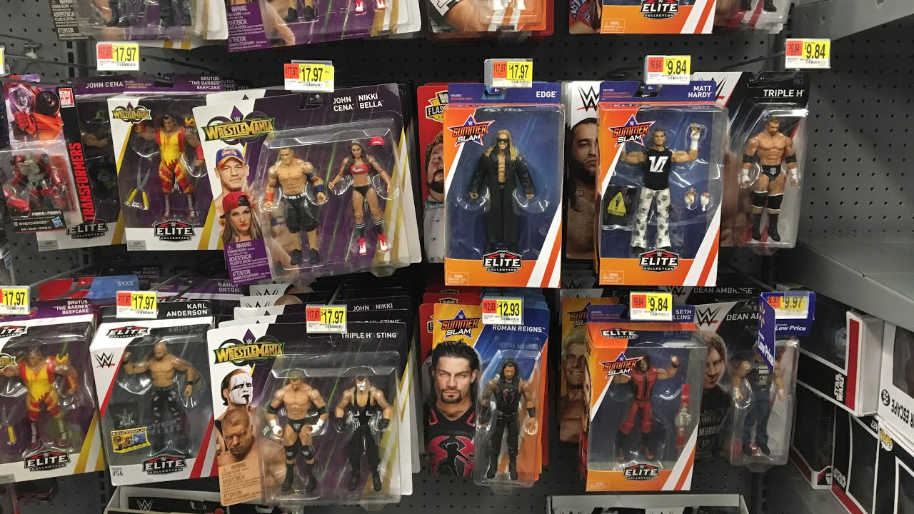 WWE Action Figures Toy Hunt!! New 2018 Summerslam Elites Found ...