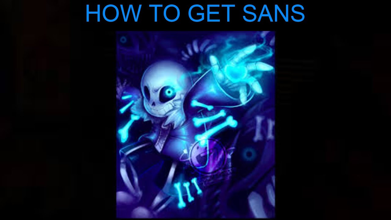 HOW TO GET SANS | A UNIVERSAL TIME | ROBLOX - YouTube