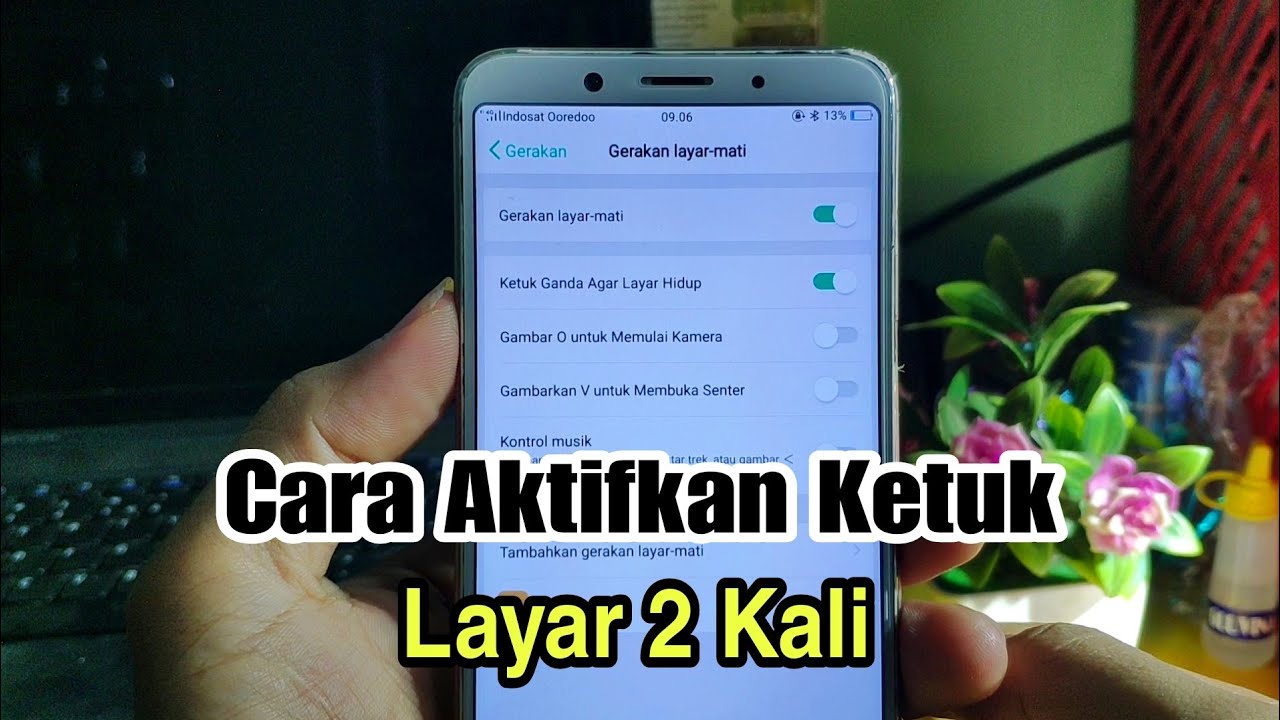 Cara Aktifkan Ketuk Layar 2 kali Oppo F5 - YouTube