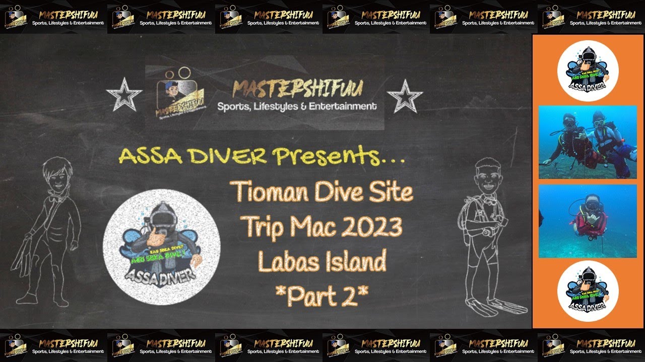 Tioman Dive Site - Labas Island Part 2 - Trip Mac 2023 - YouTube