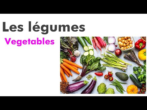Les légumes (Vegetables) - How to say names of different vegetables in ...