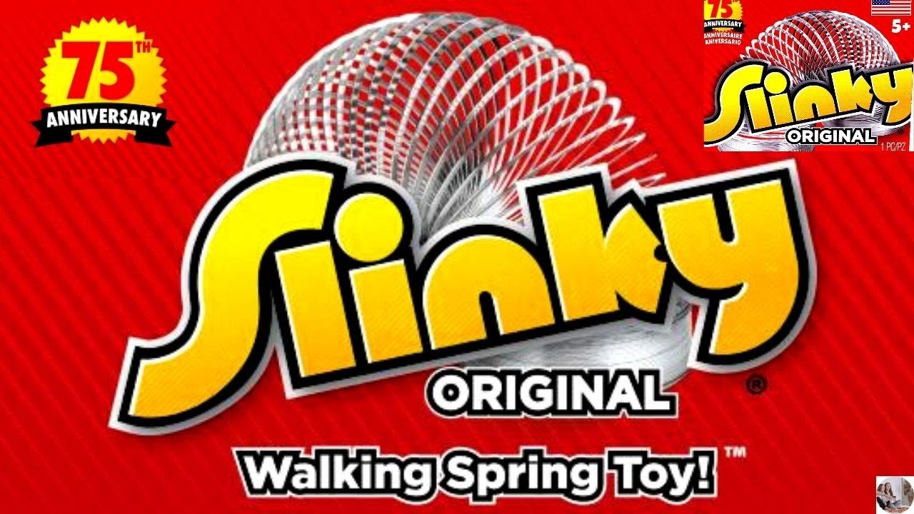 Slinky Walking Spring Toy Original Slinky Brand - YouTube