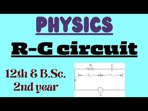 R-C circuit || alternating current in R-C circuit || 12th and BSc 2nd ...