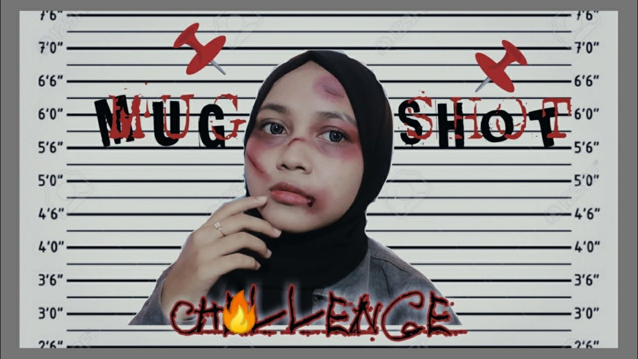 CHALLENGE MAKEUP MUGSHOT🔥 (TUTORIAL MAKEUP MEMAR DAN LEBAM) # ...