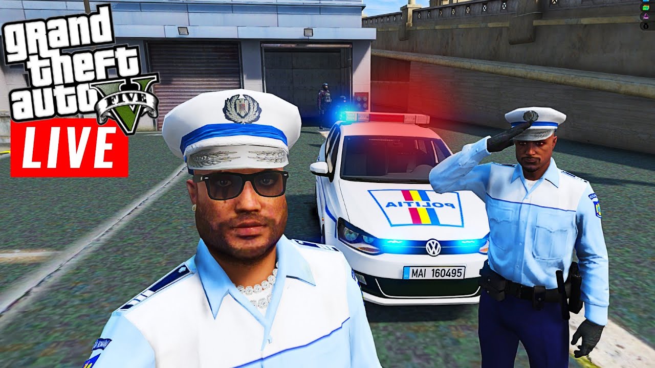 IN PATRULA CU POLITIA ROMANA!!• FIVEM - YouTube