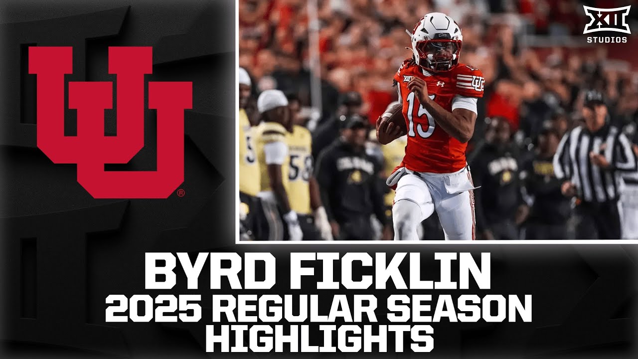 Byrd Ficklin Regular Season Highlights | 2025 Big 12 Football - YouTube