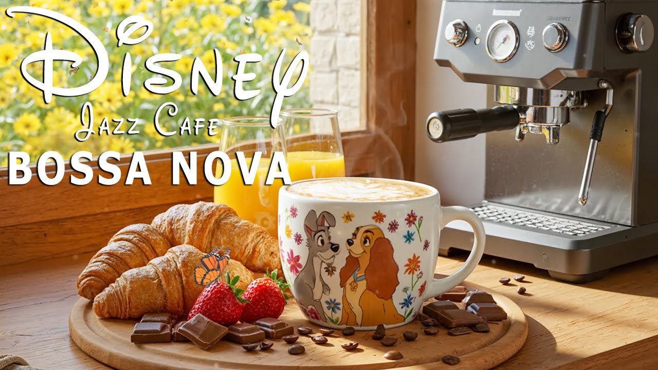 DISNEY BossaNova ☕ Relaxing Jazz & Bossa Nova Covers of Iconic Disney 🏰 ...