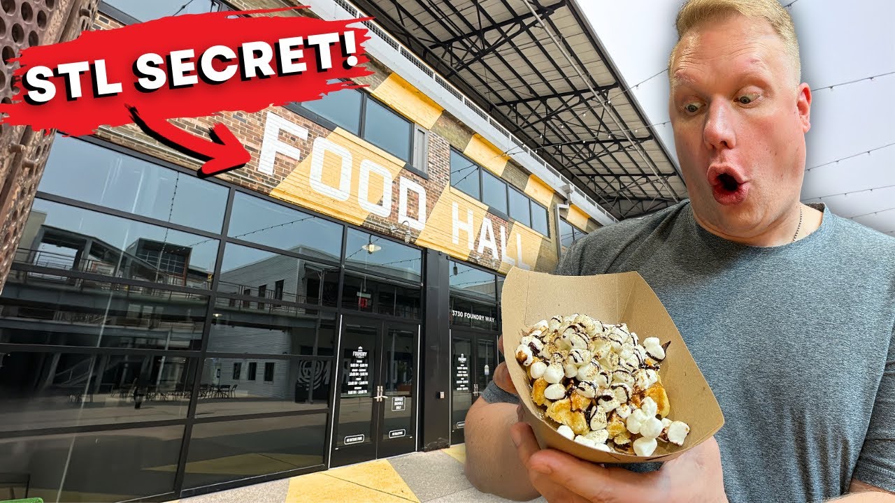 A Foodie's Paradise: Uncovering the City Foundry STL Food Hall - YouTube
