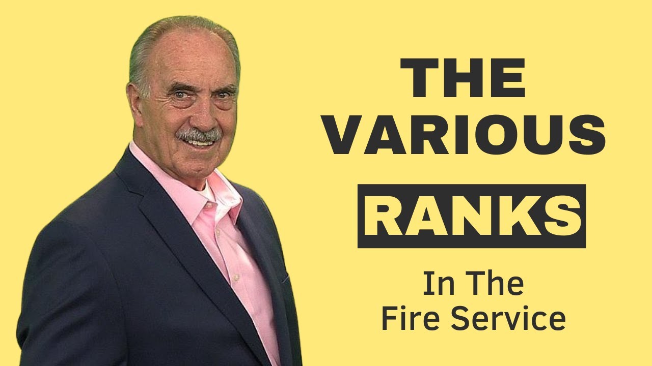 The Various Ranks in the Fire Service - YouTube