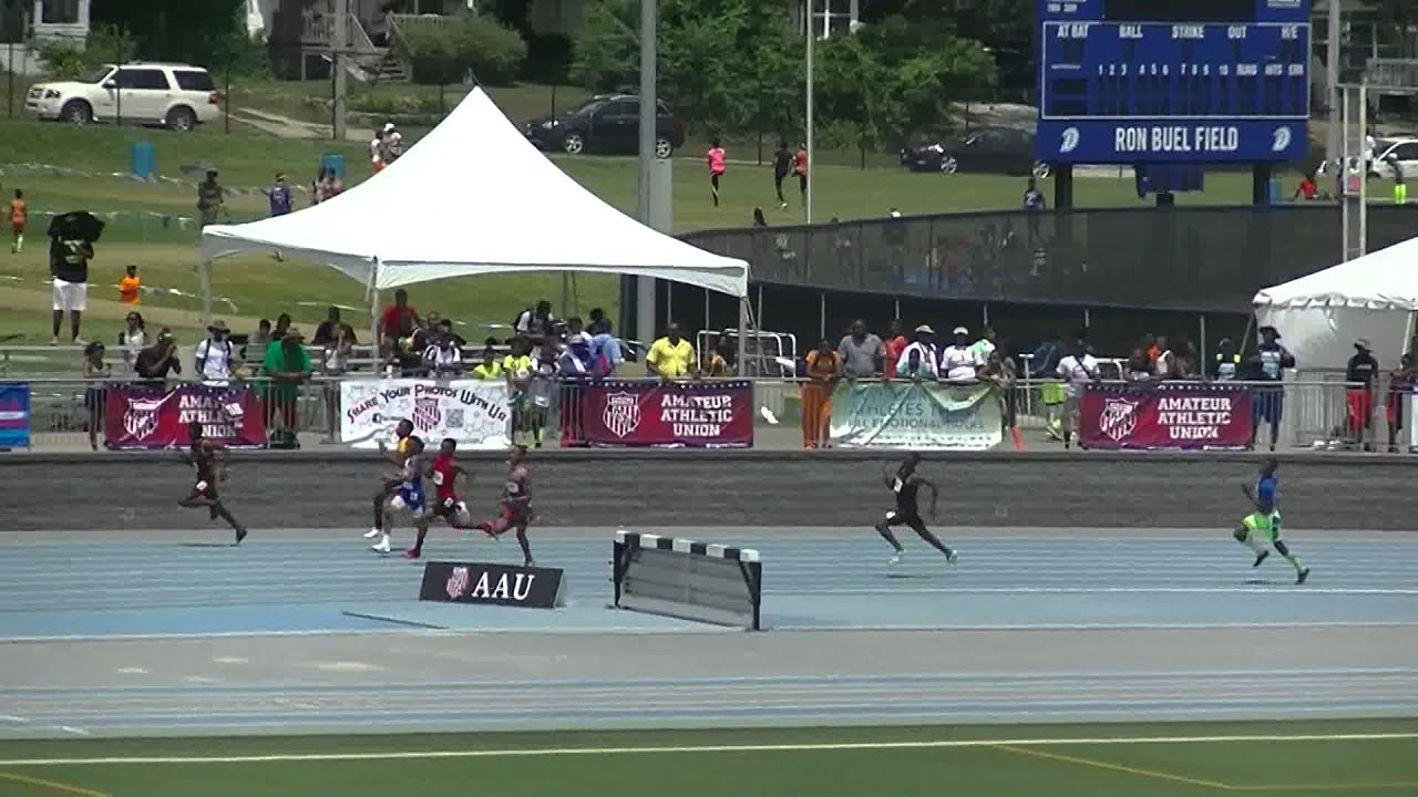 Ashton Allen 24.34s 200m AAU Junior Olympics 2014 12yr Boys Champion ...