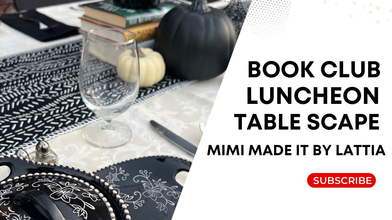 BOOK CLUB LUNCHEON TABLE SCAPE | FALLING INTO AUTUMN TABLE SCAPE SERIES ...