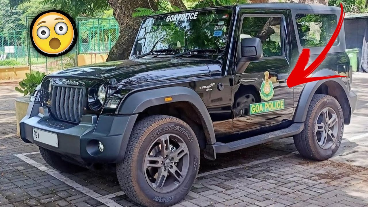 New Mahindra Thar SUV Joins Goa Police Fleet | State Police Loves ...