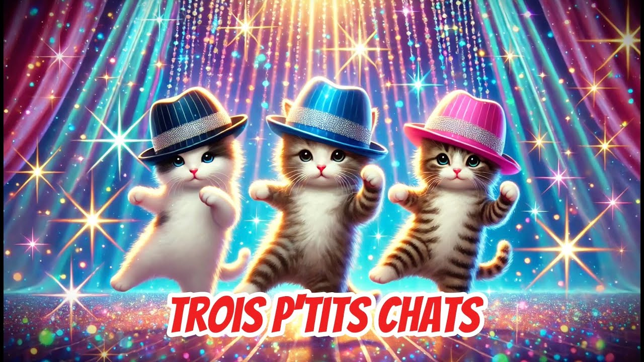 🐱🐱🐱 Trois Petits Chats – La Comptine Drôle et Entraînante pour les ...