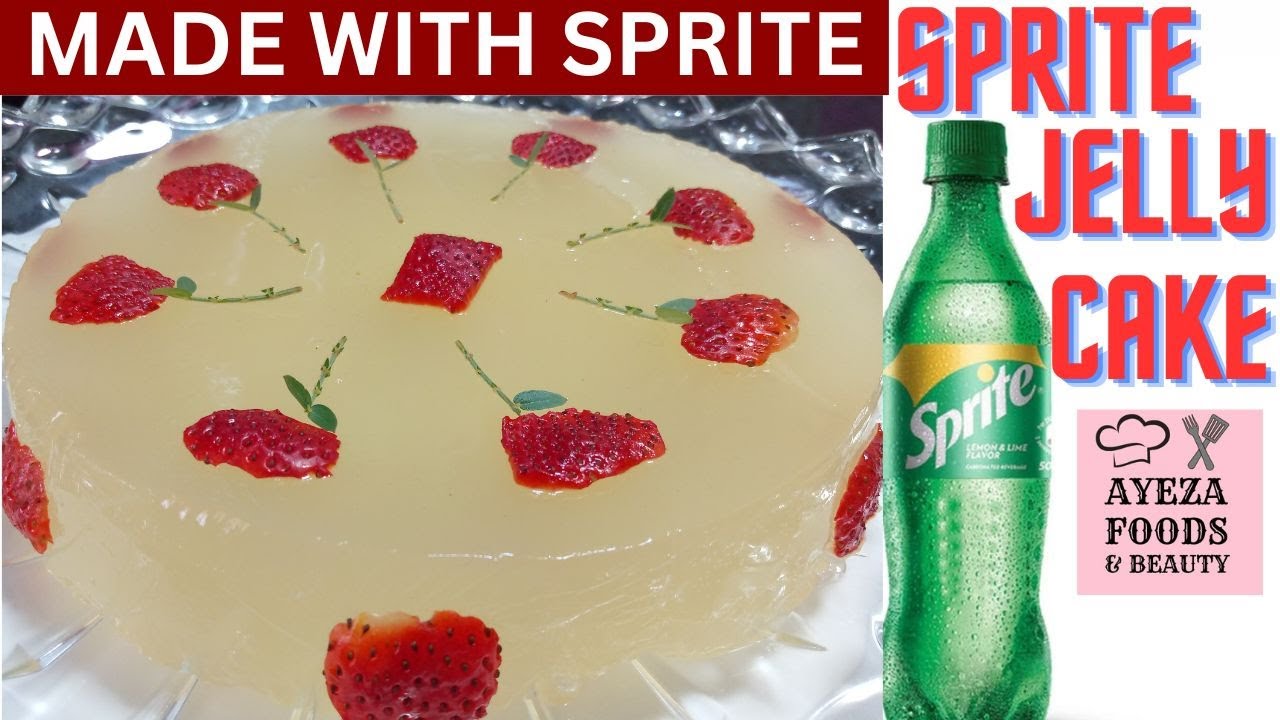 SPRITE JELLY CAKE | SPRITE FLAVOR JELLY | INSTANT DESSERT | SWEET DISH ...