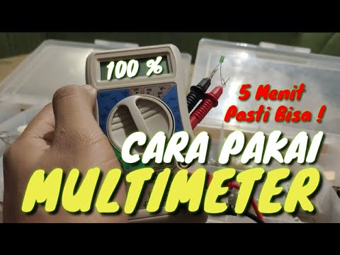 Cara Membaca Multimeter Digital - YouTube