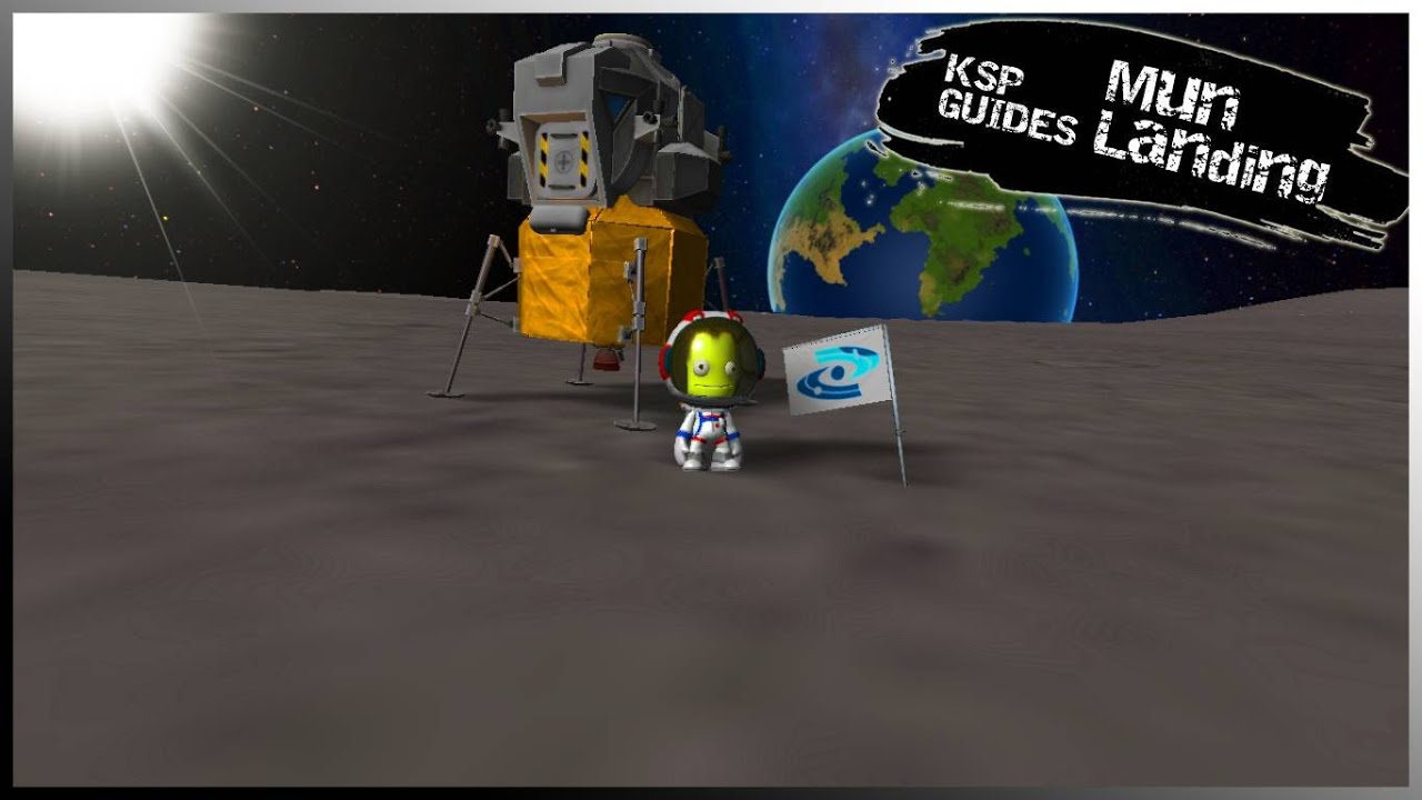 KSP Guides: Apollo Style Mun Landing! - YouTube