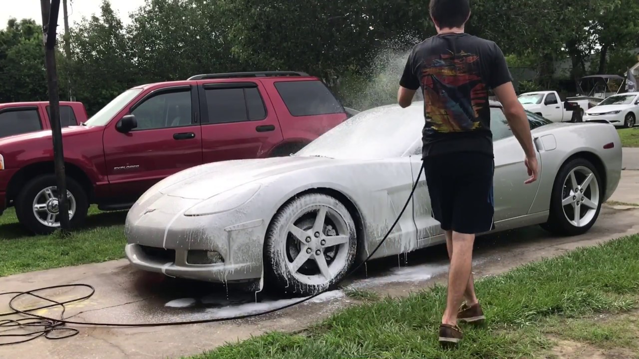 WASHING A CORVETTE IN THE HUMID STATE OF FLORIDA!!! - YouTube