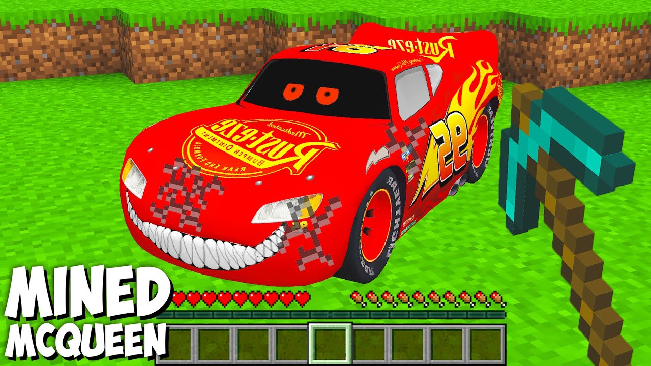 what if you MINE SCARY McQueen EXE in Minecraft ? MINED SCARY McQueen ...