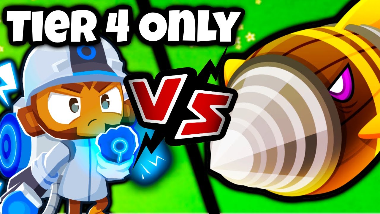 Can You Beat The Dreadbloon With Tier 4 Towers? - YouTube