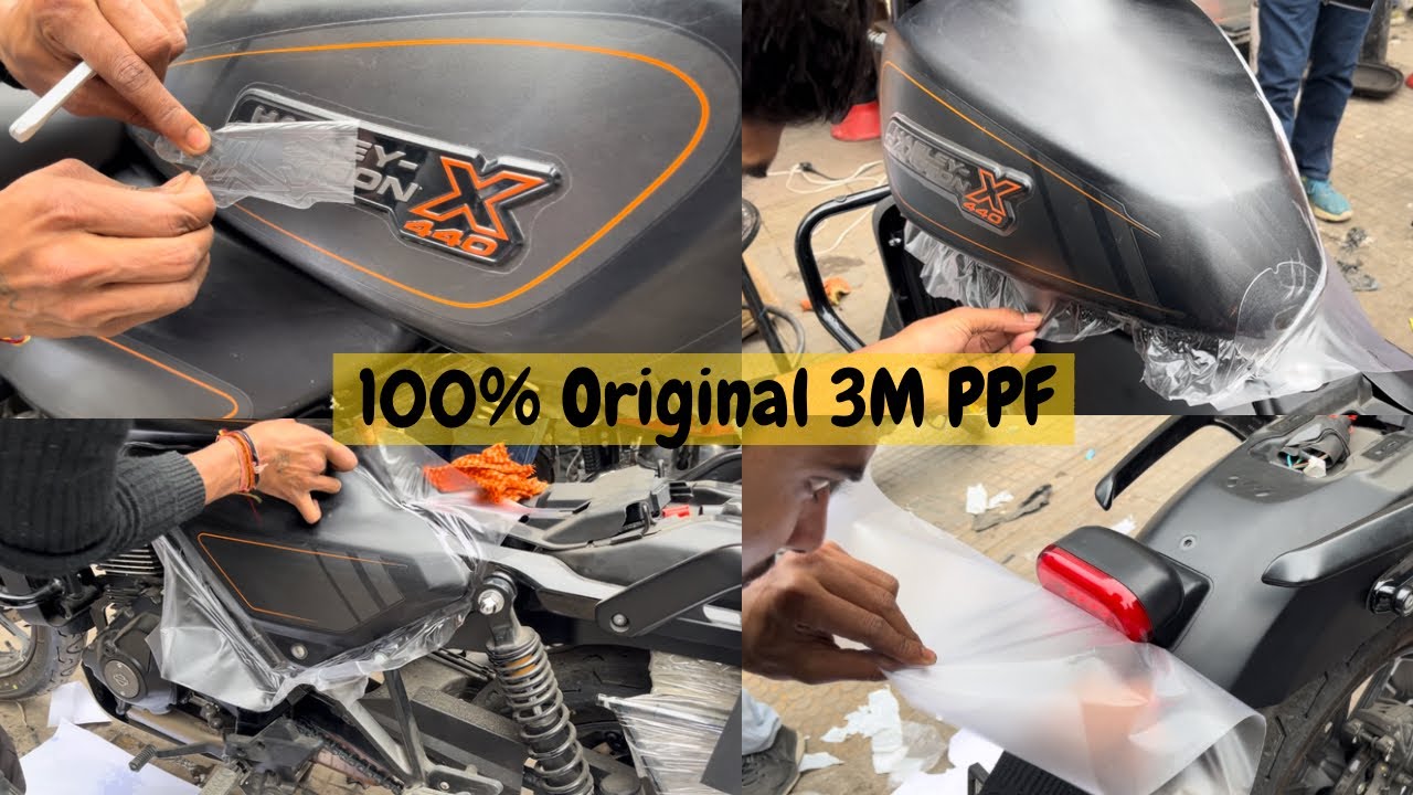 Harley Davidson X440 3M PPF Lamination | Harley Davidson X440 Modified ...