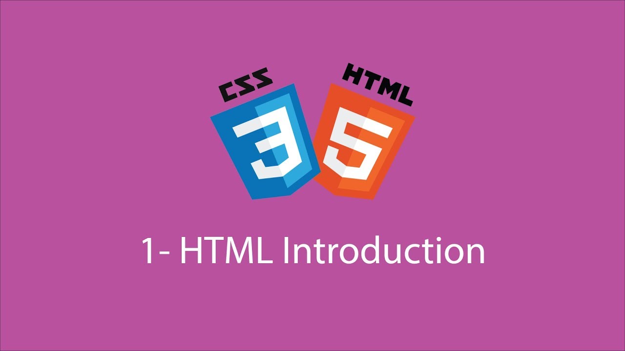 1 Html And Css Tutorial For Beginners Introduction To