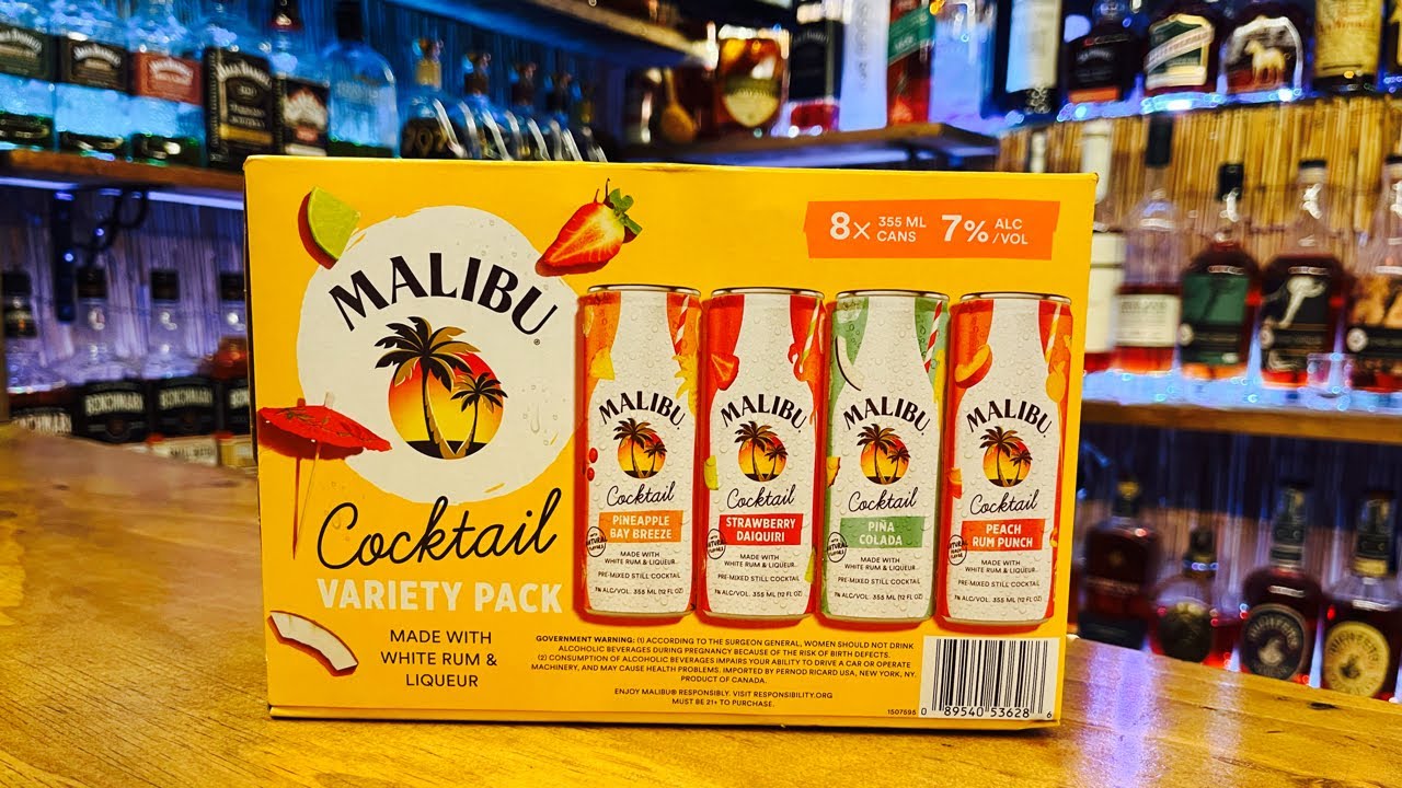 Malibu Cocktail Variety Pack Review. - YouTube