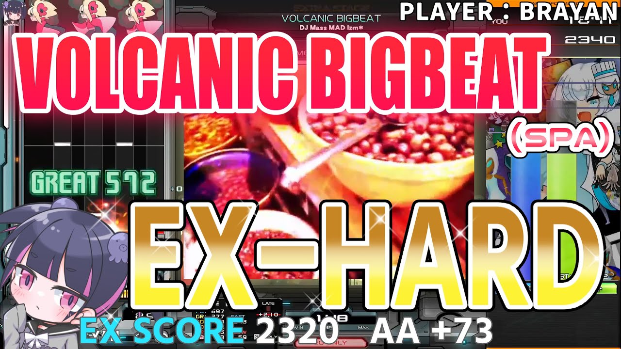 【プレイ動画】VOLCANIC BIGBEAT (SPA) 正規 EXH-CLEAR / Player BRAYAN【beatmania IIDX30 RESIDENT】 - YouTube