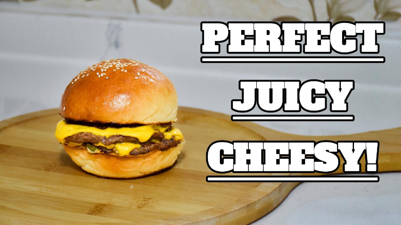 Ultimate Homestyle Double Cheeseburger | Homemade Buns & Caramelized ...