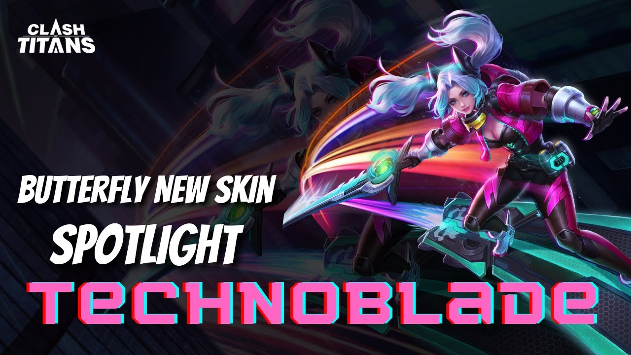 Butterfly New Skin TechnoBlade Spotlight COT Clash of Titans | # ...