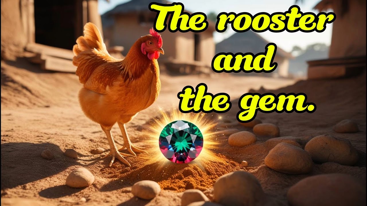 Aesop's fables : The Rooster and The Gem by Ai Fable Channel - YouTube