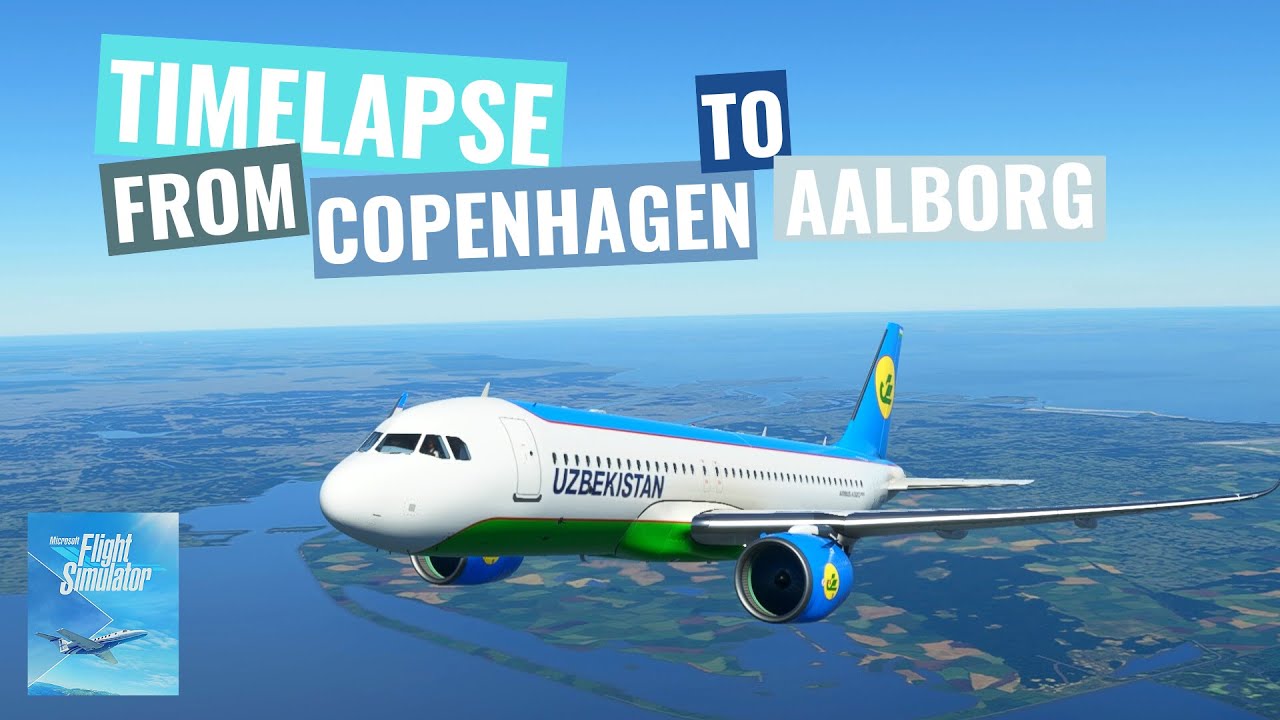 Timelapse of flight inner Denmark (from Copenhagen to Aalborg) - YouTube