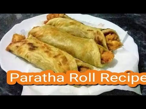 Paratha Roll Recipe - Egg Paratha - Roll for Lunch Boxes - Easy ...