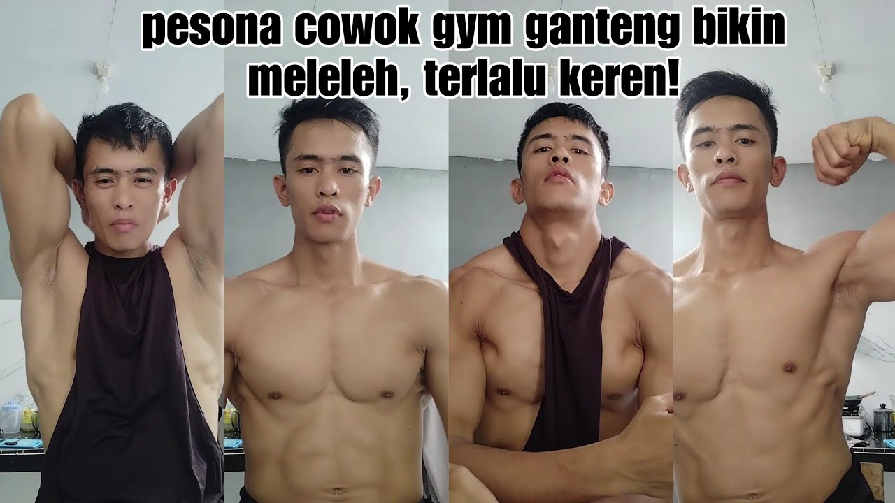 pesona cowok gym ganteng bikin meleleh, terlalu keren! - YouTube