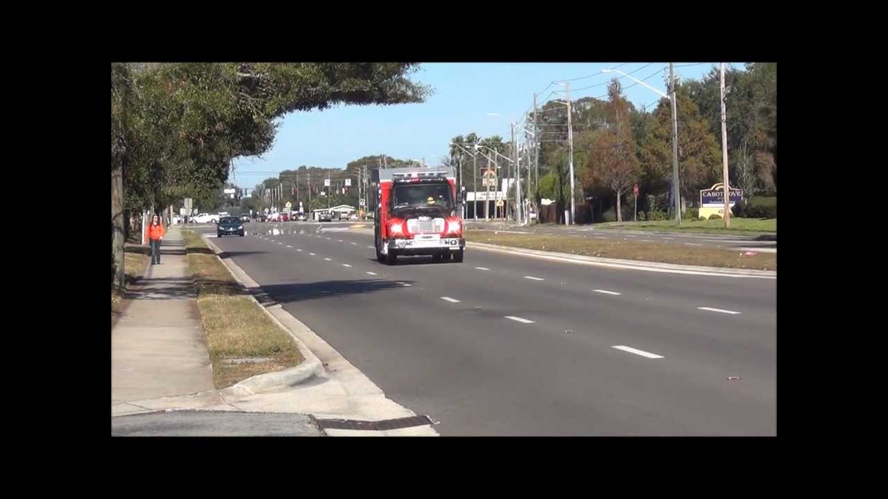 Largo Fire Rescue Squad 39 Comming Lights And Siren - YouTube