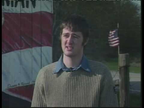 Lance Cpl. Brett Wightman -Lima Company-Barn Mural News Broadcast - YouTube